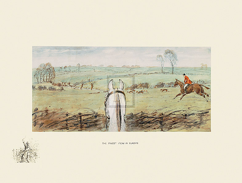 Snaffles Hand Numbered Limited Edition Print on Paper :"The Finest View ...