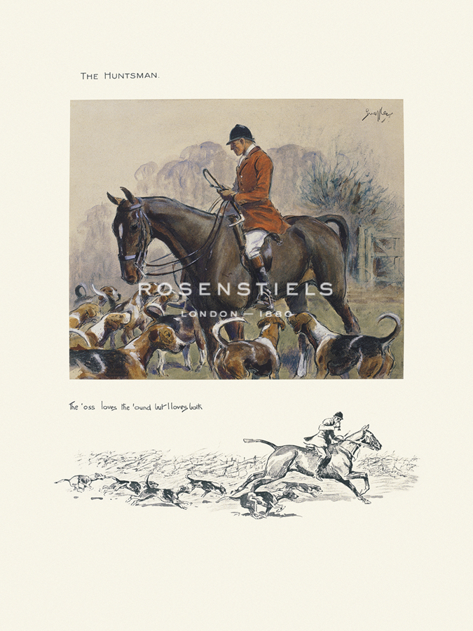 Snaffles Hand Numbered Limited Edition Print on Paper :"The Hunts Man ...