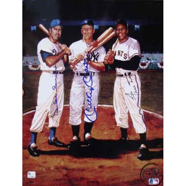 Sports Memorabilia Photograph:"Duke Snider, Mickey Mantle, Willie Mays ...