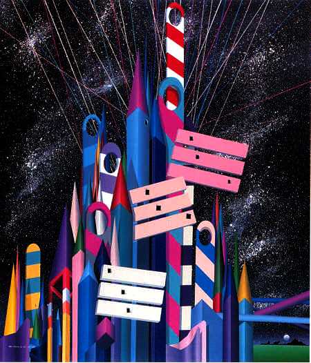 Stan Solomon Hand Pulled Limited Edition Serigraph:"Futureway" - Stan ...