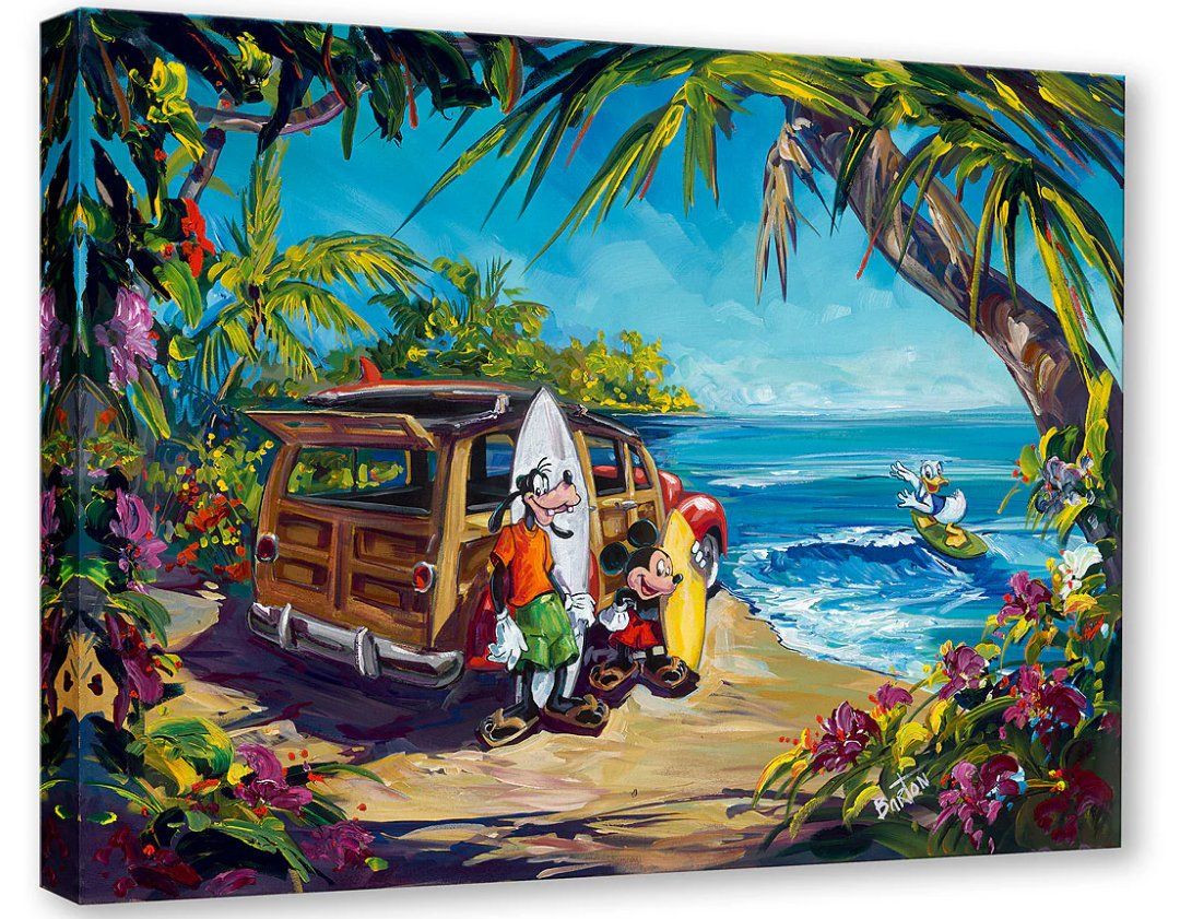 Steve Barton Disney Limited Edition Gallery Wrap Canvas Giclee:"Jetty ...