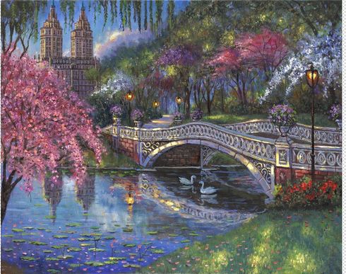 Robert Finale Artist Signed Limited Edition Hand-Embellished Giclee on ...