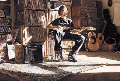 Steve Hanks Handsigned & Numbered Limited Edition Print:"It's His Time ...