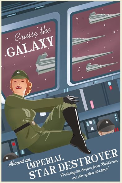 Steve Thomas Star Wars Limited Edition Canvas Art: "Cruise the Galaxy ...