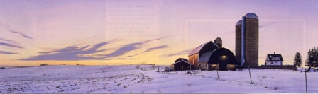 STEVEN R KOZAR 32X40 Secondary Market Art: "EVENING LIGHT MILKING ...
