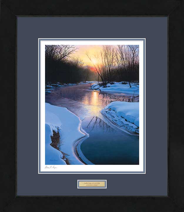 Steven R. Kozar Open Edition Framed Print: "Winter Solitude" - Wild ...