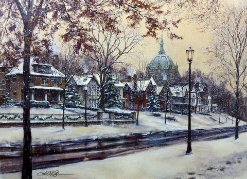 Susan Amidon Print-Signed and Numbered:"Summit Avenue II" - Susan Amidon