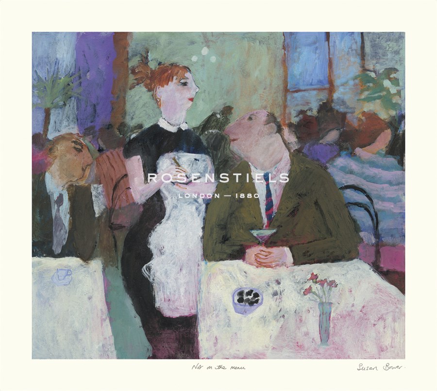 Susan Bower Hand Numbered Limited Edition Print on Paper :"Not On The ...