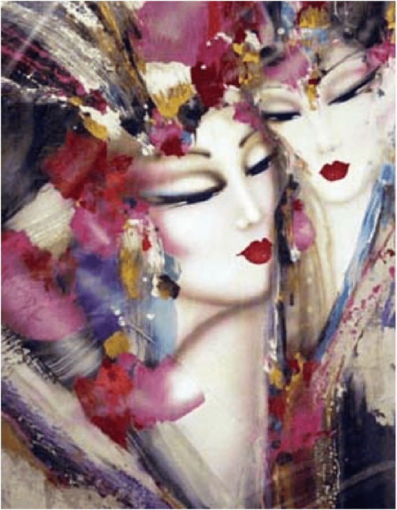 Suzanne Marie Artist Signed Limited Edition Serigraph on paper:"Regal ...