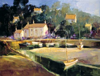 Ted Goerschner Limited Edition Hand-Embellished Giclee on Canvas:"Pont ...