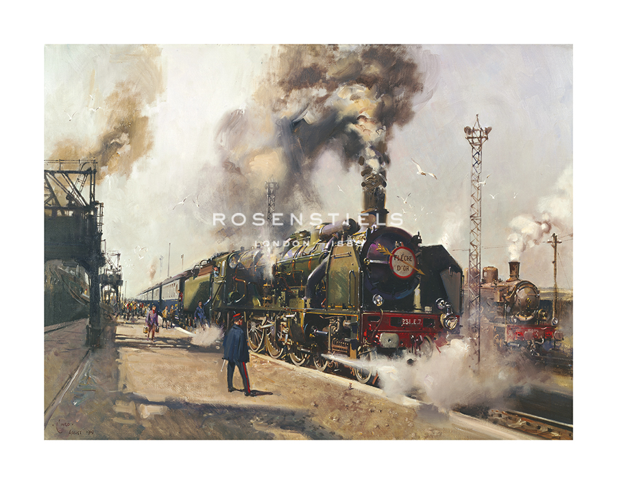 Terence Cuneo Hand Numbered Limited Edition Print on Paper :"The Golden ...