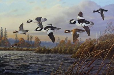 Terry Doughty Artist Proof:"Wind Riders" - Terry Doughty