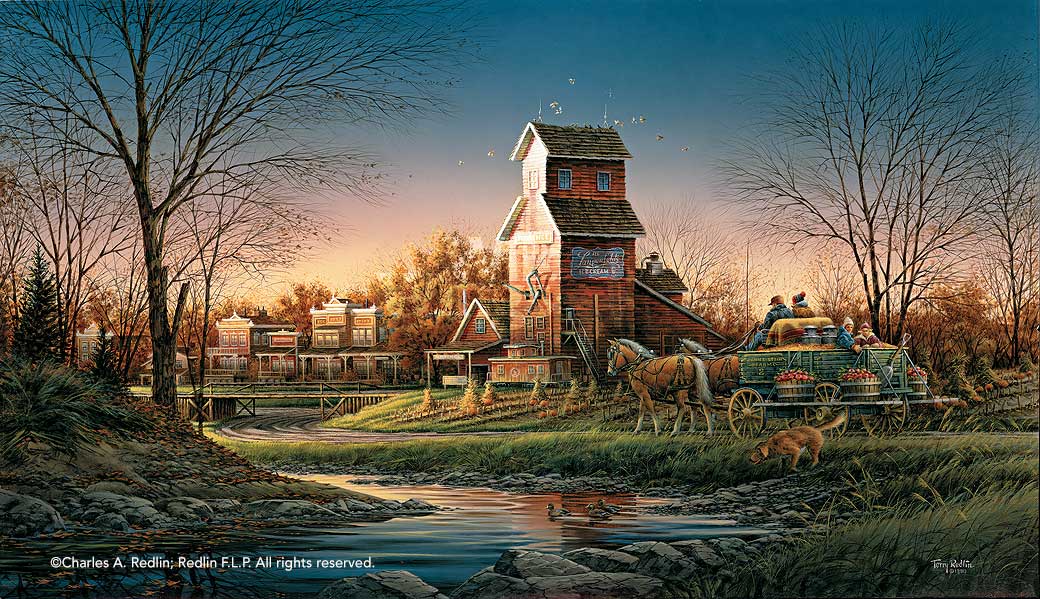 Terry Redlin Artist Proof Print: "Above the Fruited Plain" - Terry ...