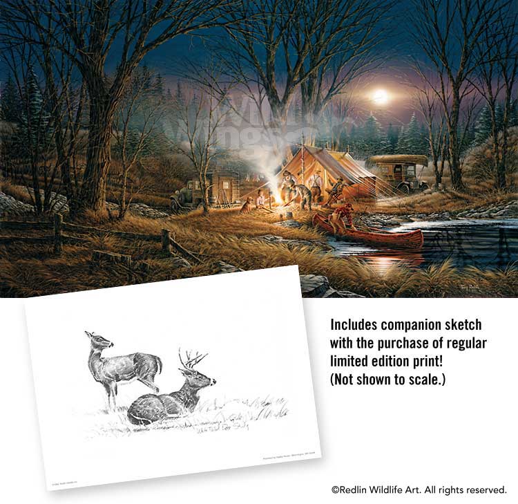 Terry Redlin Artist Proof Print: "Campfire Tales" - Terry Redlin Artist ...