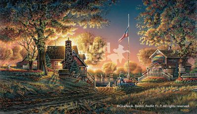 Terry Redlin Artist Proof Print: "Good Evening, America!" - Terry ...