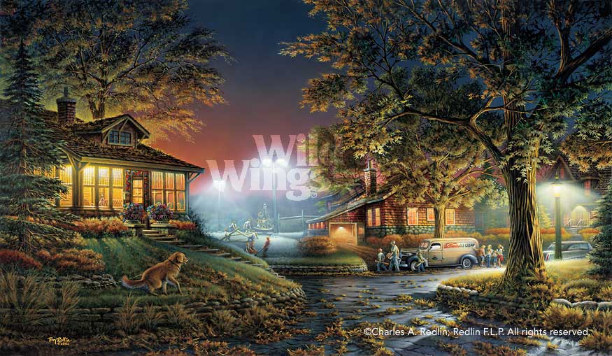 Terry Redlin Artist Proof Print: "Highlight of the Neighborhood ...
