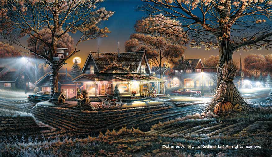 Terry Redlin Artist Proof Print: "His First Date" - Terry Redlin Artist ...