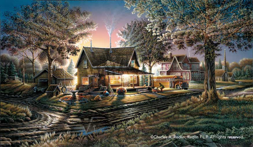 Terry Redlin Artist Proof Print: "His First Day" - Terry Redlin Artist ...