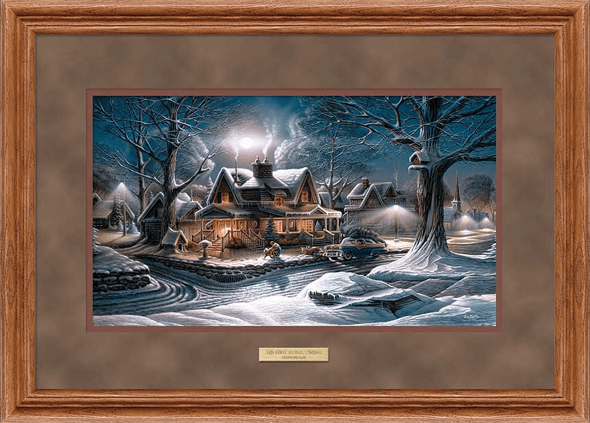 Terry Redlin Fine Art Open Edition:"His First Homecoming - Encore Print ...
