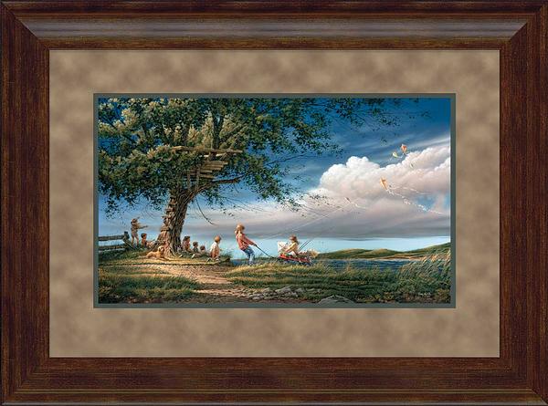 Terry Redlin Framed Encore Print: " Spring Fever" - Wild Wings New Releases
