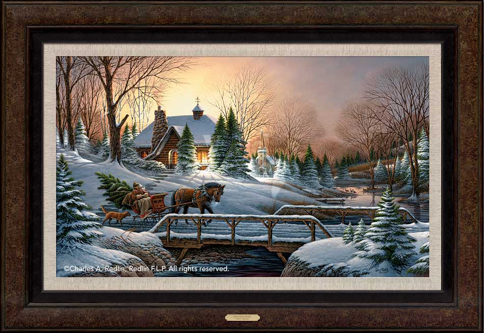 Terry Redlin Framed Legacy Canvas: "Heading Home" - Terry Redlin