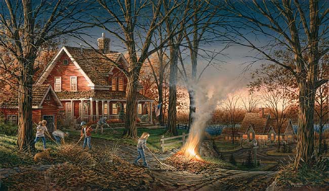 Terry Redlin Hand-signed Artist Proof Limited Edition Print: "Autumn ...