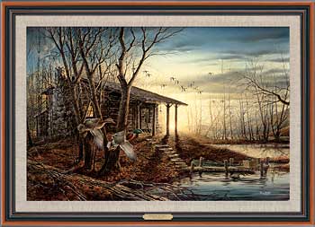 Terry Redlin Handsigned and Numbered Limited Edition: "Framed Morning ...