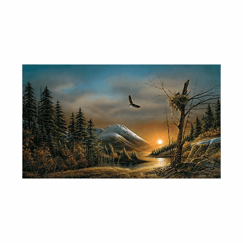 Terry Redlin Museum Edition Oversize Canvas:"Flying Free - Bald Eagles ...