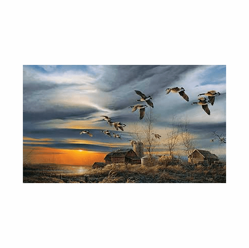 Terry Redlin Museum Edition Oversize Canvas:"Silent Sunset" - Terry ...