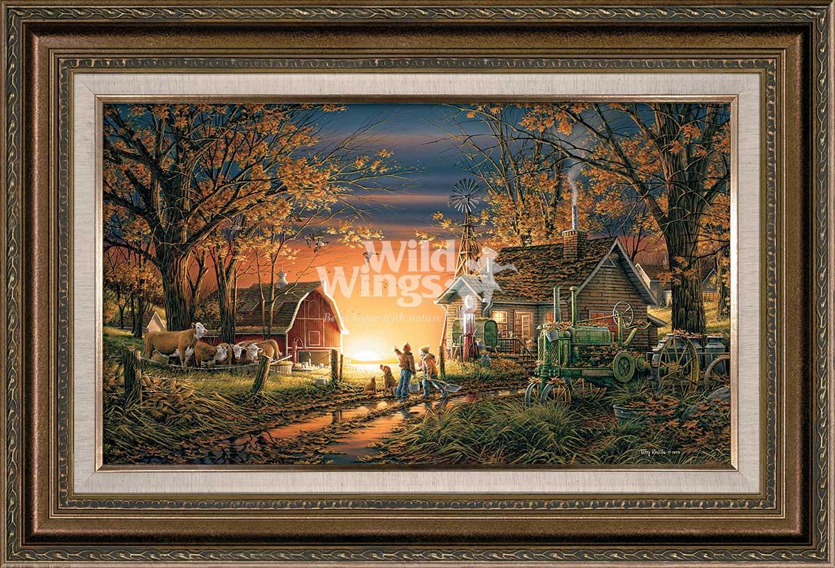 Terry Redlin Open Edition Fine Art Canvas:" Morning Surprise" - New ...
