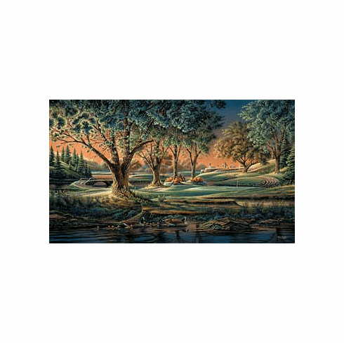 Terry Redlin Open Edition Fine Art: "Spring on the Greens (Canvas ...