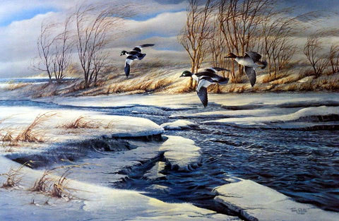 Terry Redlin Print-Signed and Numbered:"Drifting" - Terry Redlin