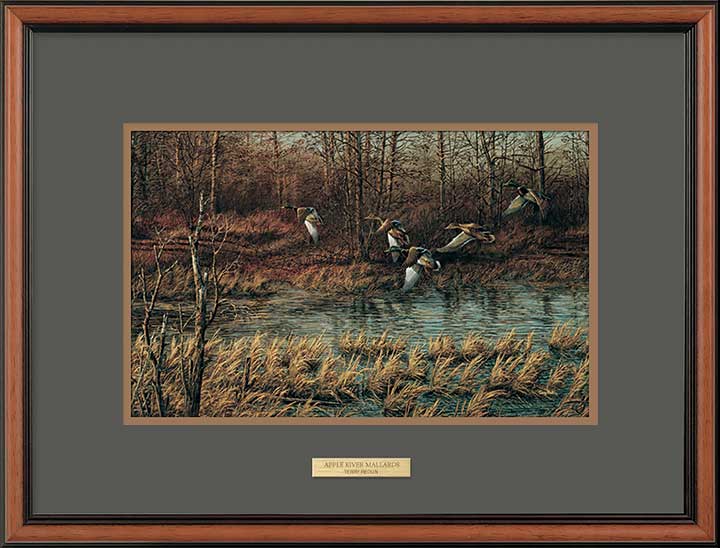 Terry Redlin Unsigned Open Edition Paper Lithograph:"Apple River ...