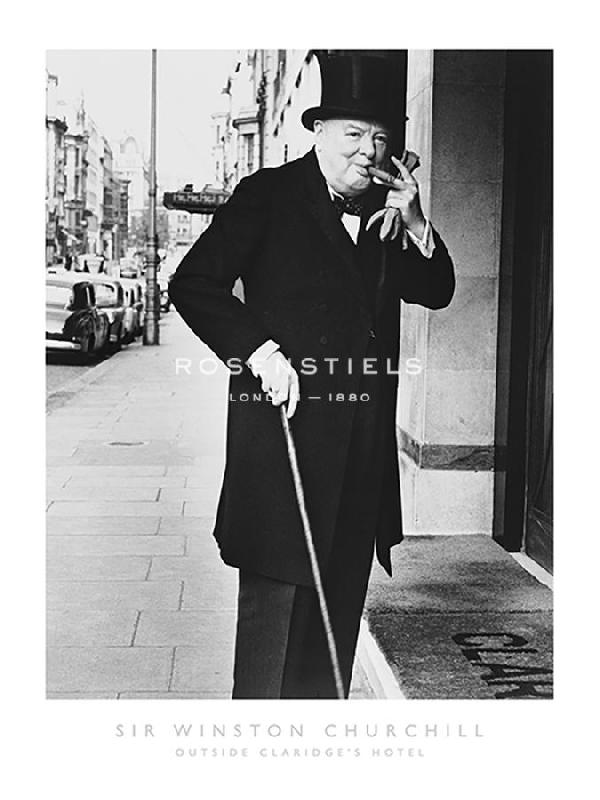 The Chelsea Collection 30 x 40 in. Open Giclee Canvas:"Sir Winston ...