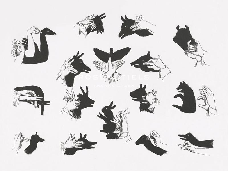 The Drammis Collection 40 x 30 in. Open Giclee Canvas:"Shadow Animals ...