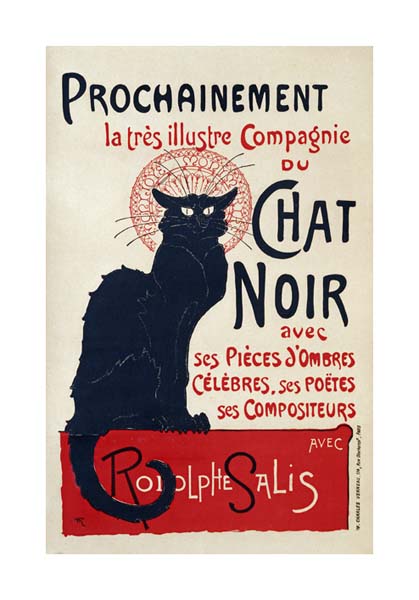 Theophile Steinlen Fine Art Open Edition Giclée:"Prochainement, Chat ...