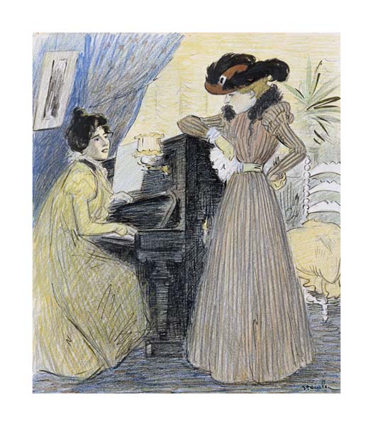 Theophile Steinlen Fine Art Open Edition Giclée:"The Great Pains" - Art ...