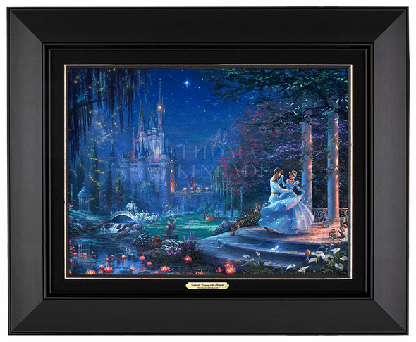 Thomas Kinkade 12" x 16" Framed Canvas Classics:"Disney Cinderella ...