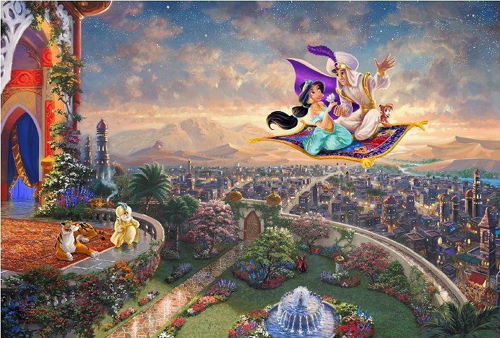 Thomas Kinkade Disney Dreams Limited Edition Fine Art Print and Hand ...