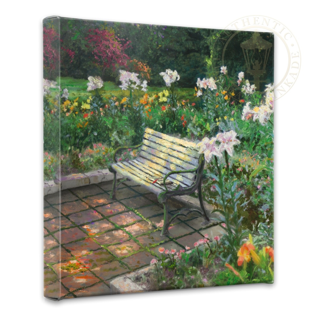 Thomas Kinkade Studios: "Eternal Springtime - 14' x 14' Gallery Wrapped ...