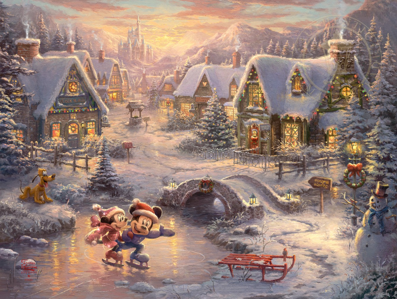 Thomas Kinkade Signed and Numbered Limited Edition Giclee Print and ...