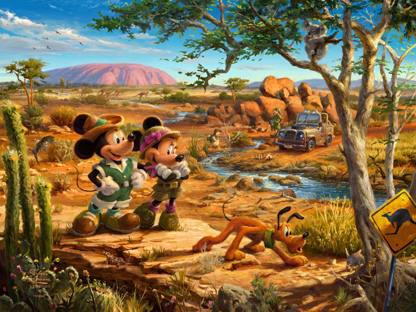 Thomas Kinkade Limited Edition Disney Dreams Fine Art Giclee: "Mickey ...
