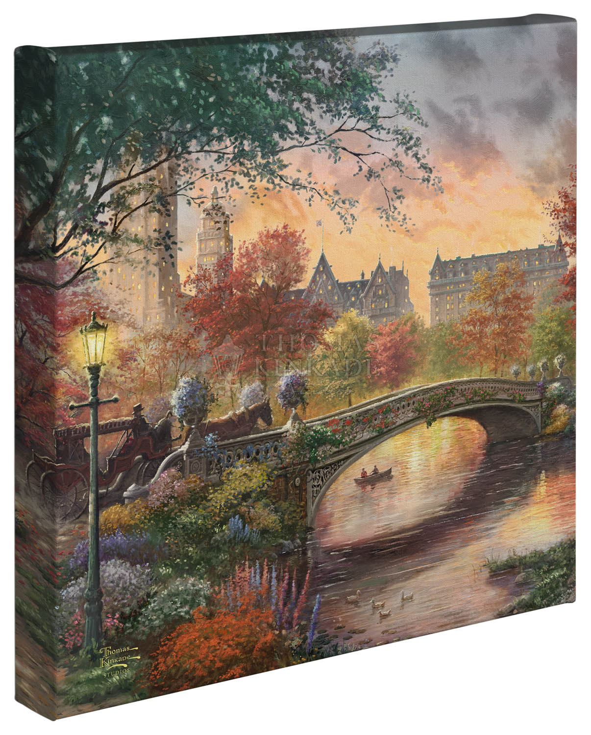 Thomas Kinkade Studios: "Autumn in New York - 14' x 14' - Gallery ...