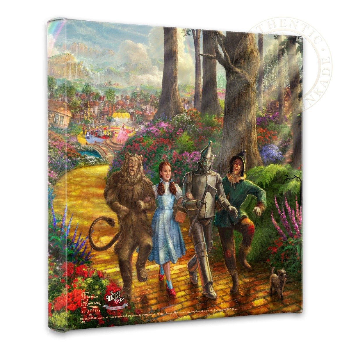 Thomas Kinkade Studios: "Follow The YELLOW BRICK ROAD® - 14' x 14 ...