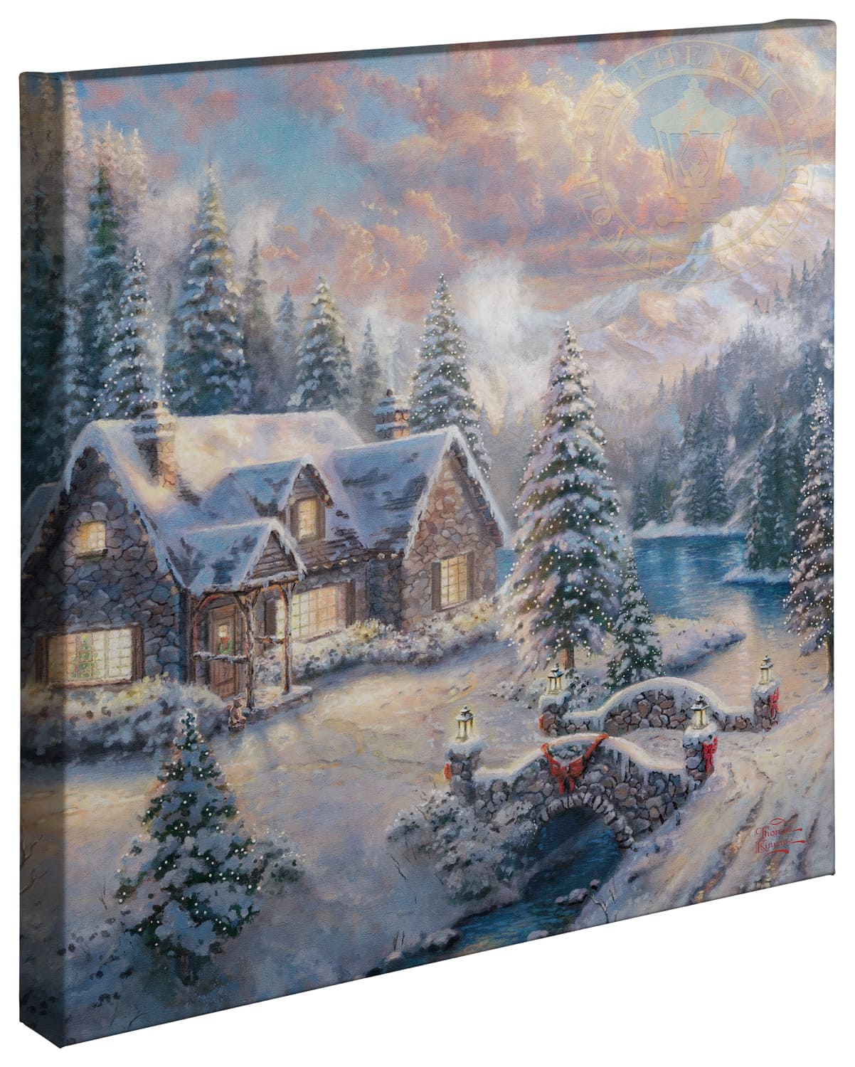 Thomas Kinkade Studios: "High Country Christmas - 20' x 20' Gallery ...