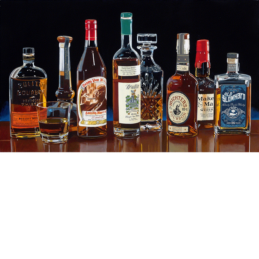 Thomas Stiltz Limited Edition Giclee on Canvas:"Whiskey and Rye ...