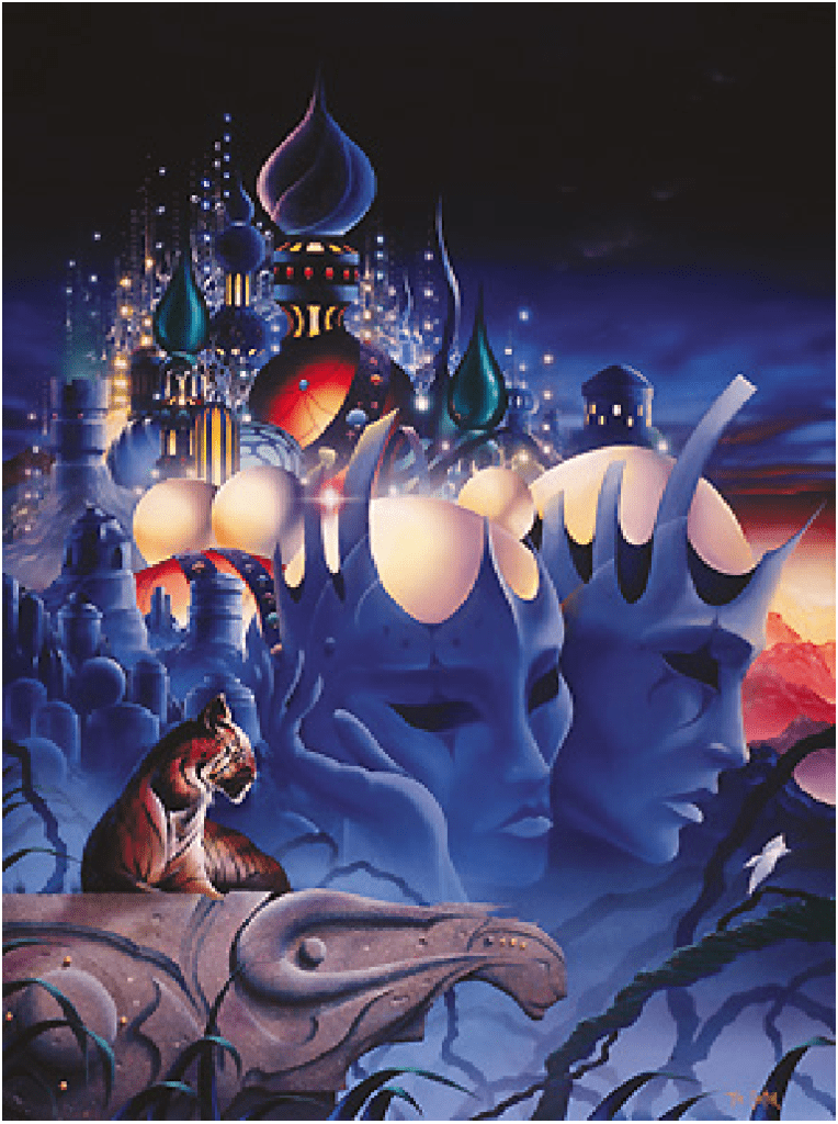 Tim Cantor Artist Signed Limited Edition Serigraph on paper:"Eminence ...