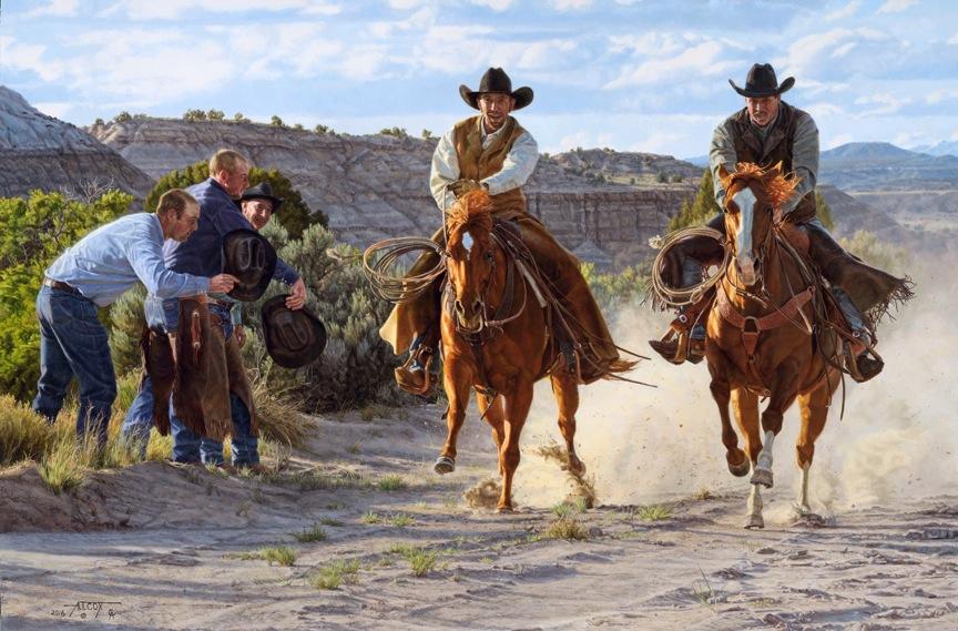 Tim Cox Artist Hand-Signed and Numbered Limited Edition Print:"For Bragging Rights" - New Arrivals