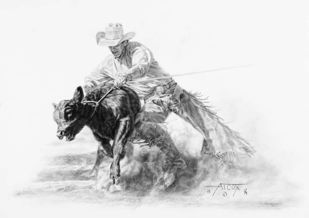 Tim Cox Artist Artist Signed Ltd Edition Print:"Mugged" - Tim Cox