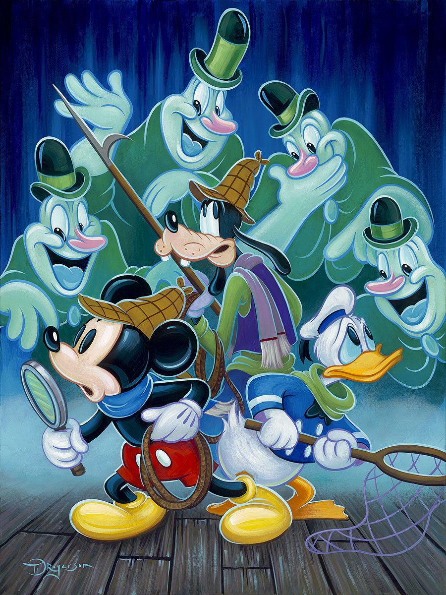 Tim Rogerson Artist Signed Disney Ltd Ed Gallery Wrap Canvas:"Ghost ...